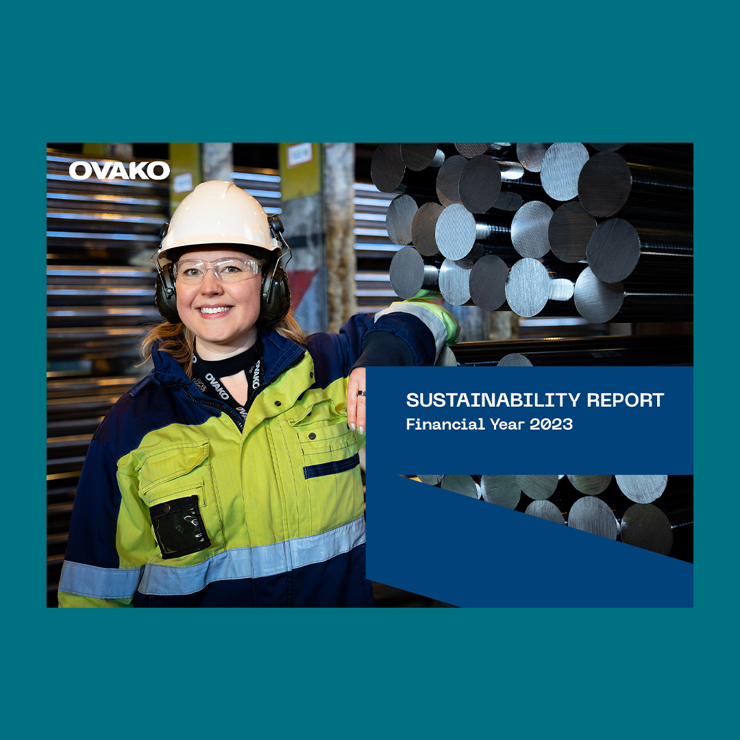 Ovako has ambitious targets for a sustainable future. - Ovako
